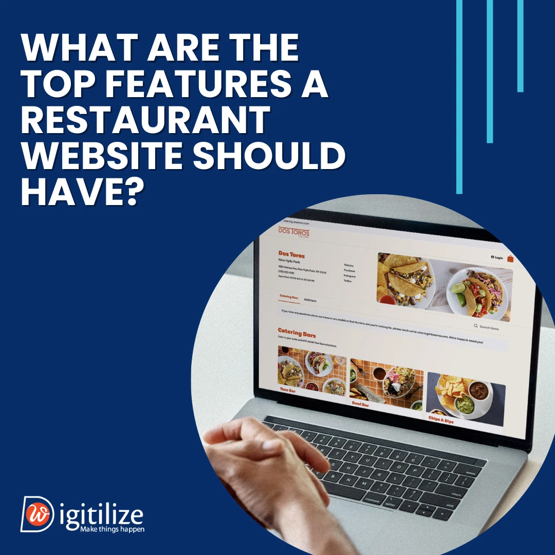 What are the top features a restaurant website should have?