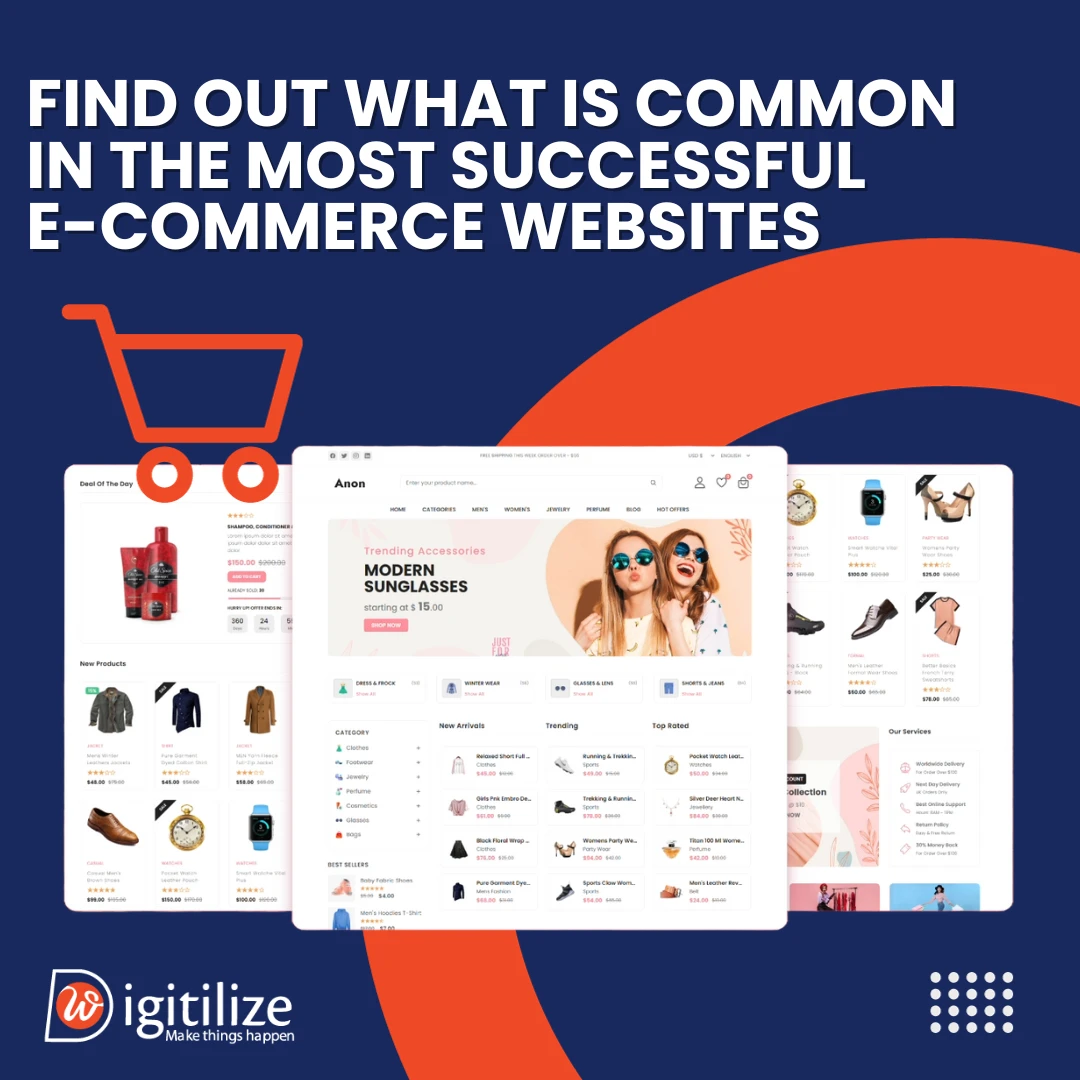 Find out what is common in the most successful e-commerce websites