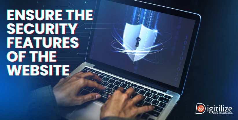 Ensure The Security Features of the Website